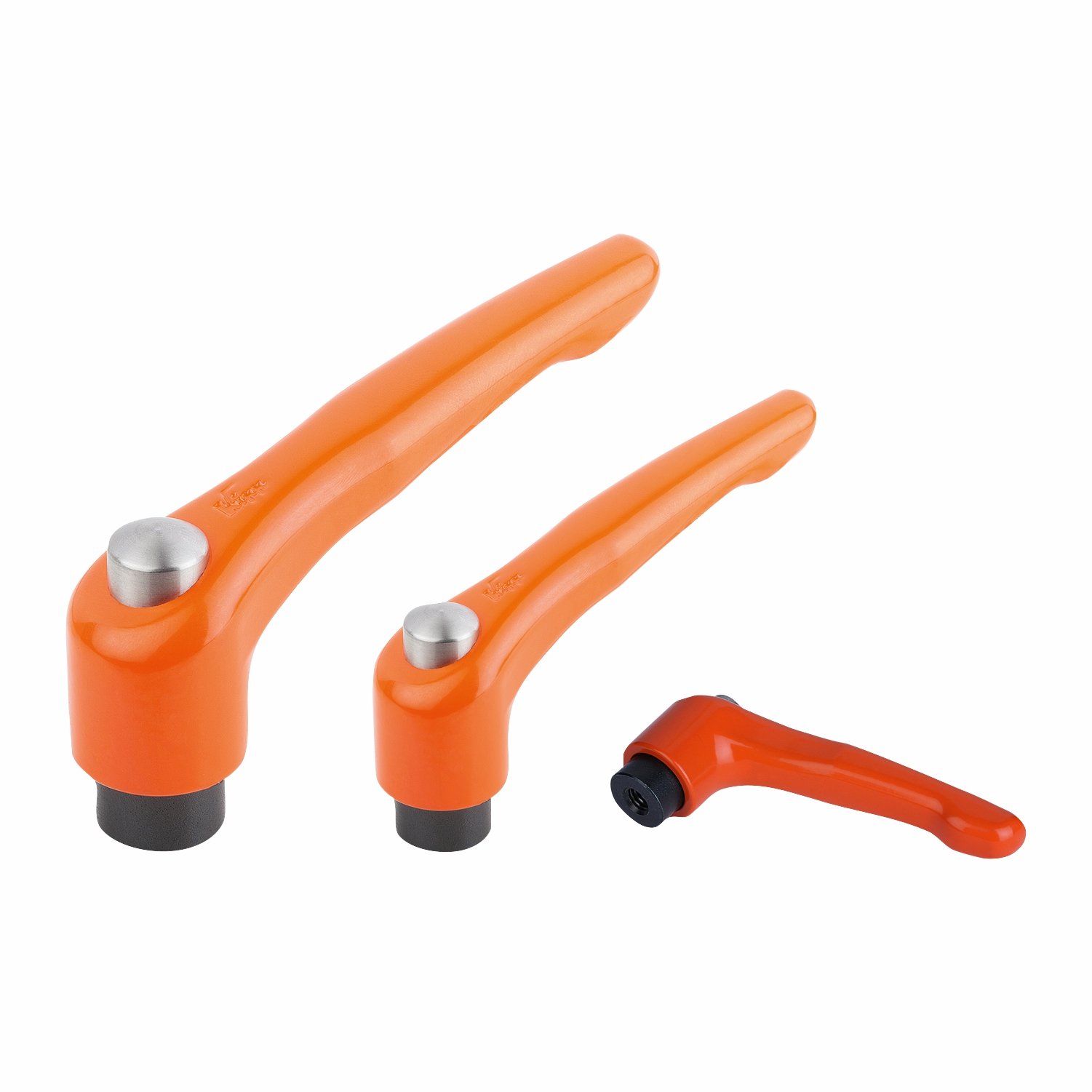 K0122 Clamping levers, die-cast zinc, with internal thread and ...