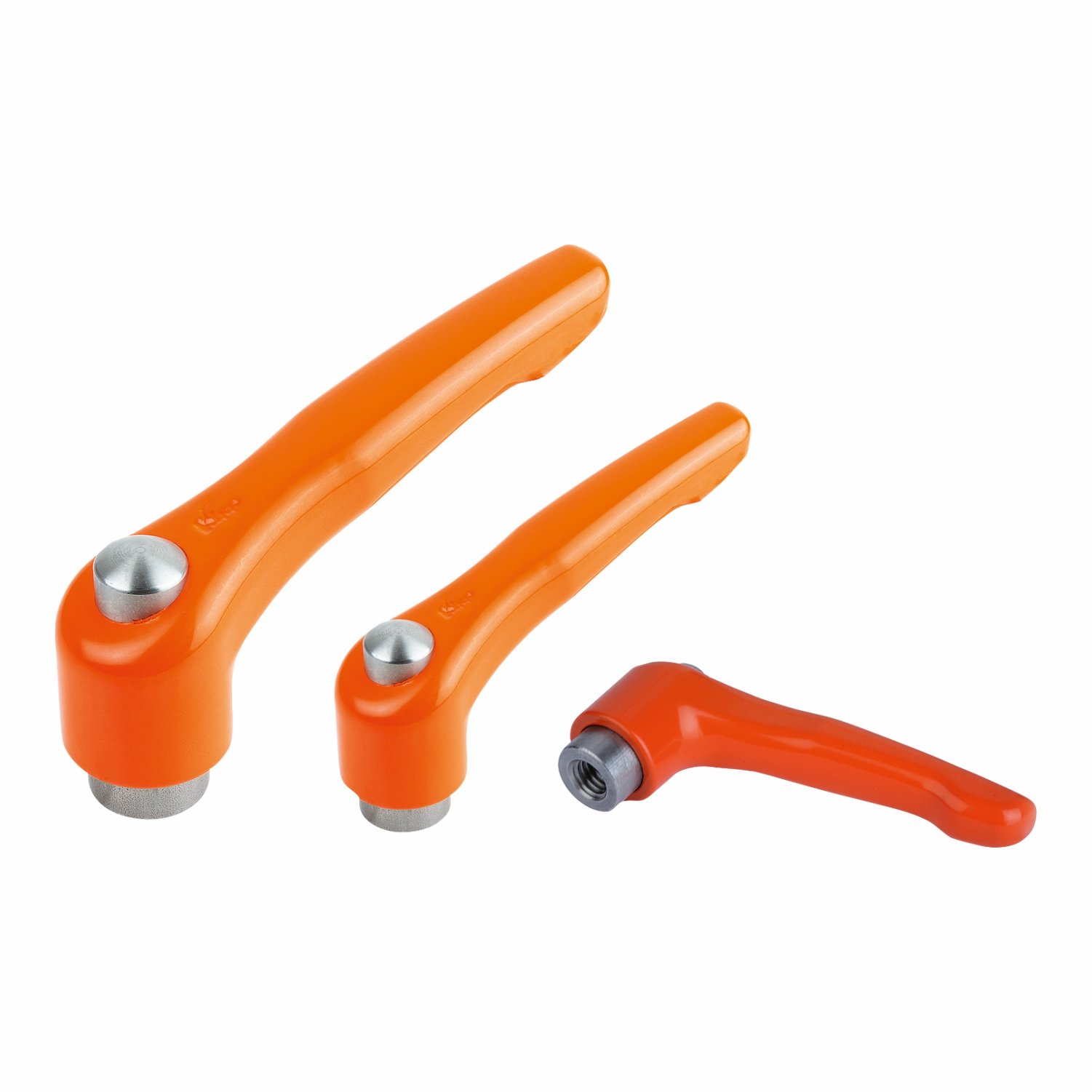 K0123 Clamping levers, die-cast zinc, with internal thread and ...