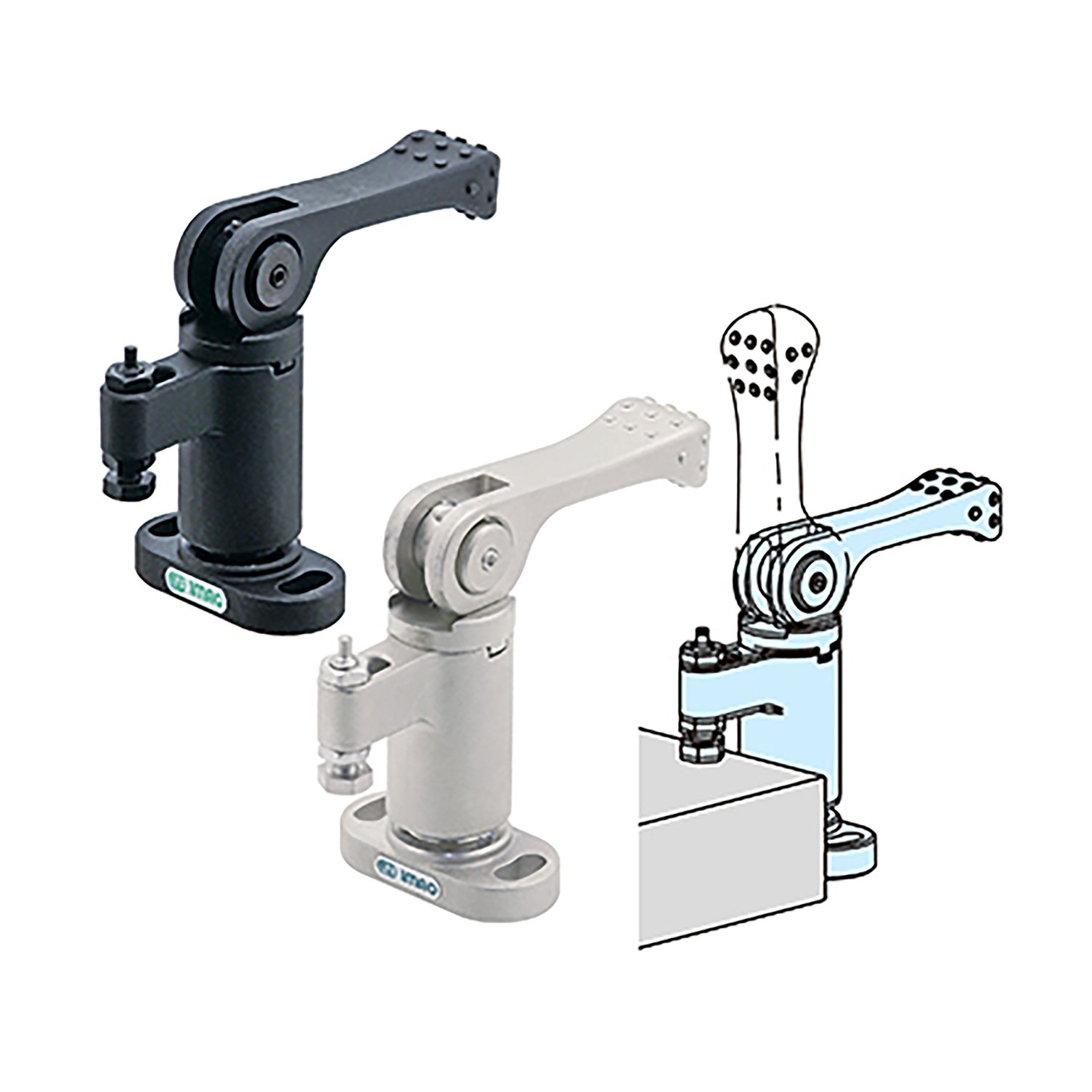 SWING CLAMPS WITH CAM HANDLE QLSWC - Steel-Smith