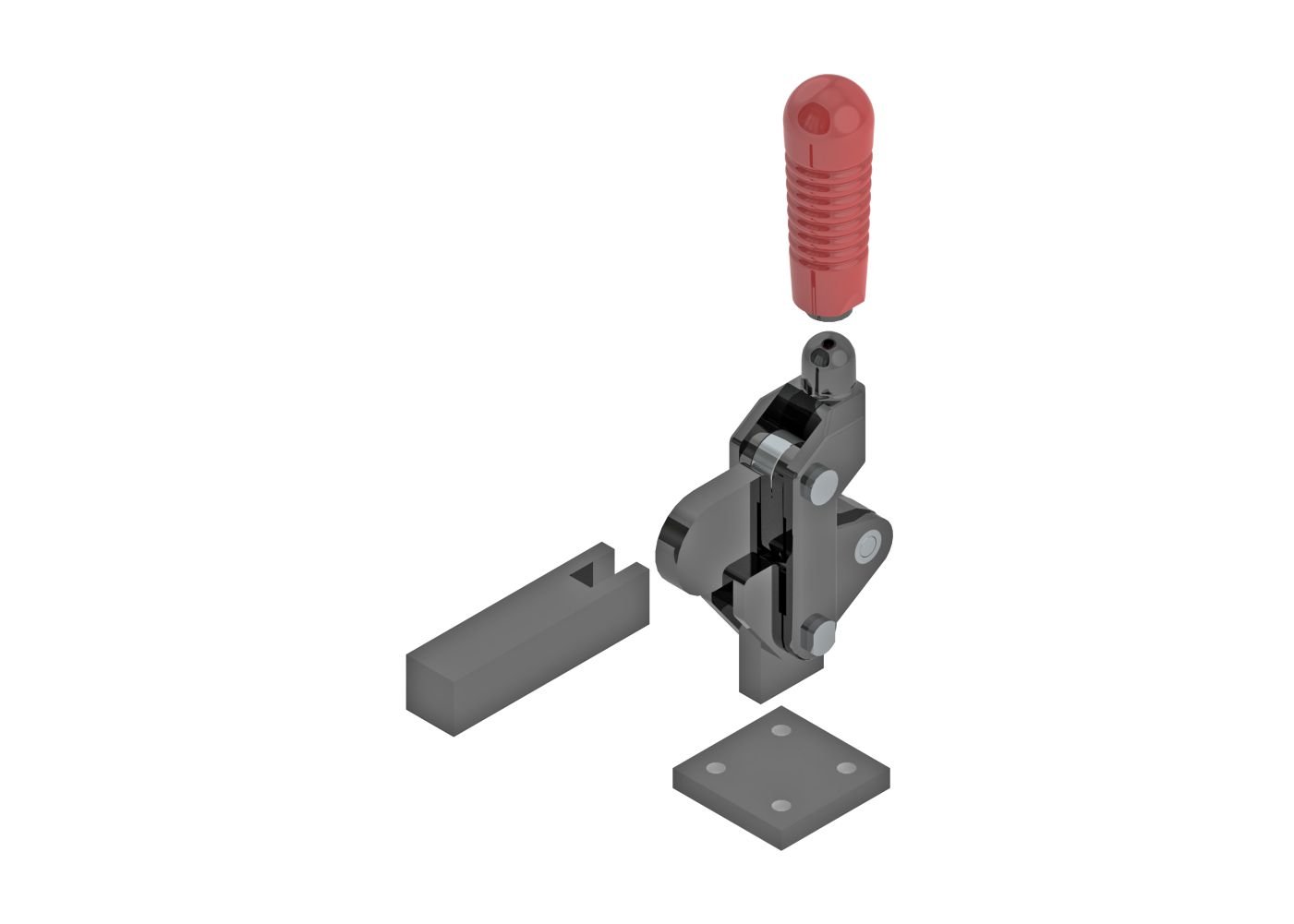 H.V. Series Toggle Clamps-Swivel Base