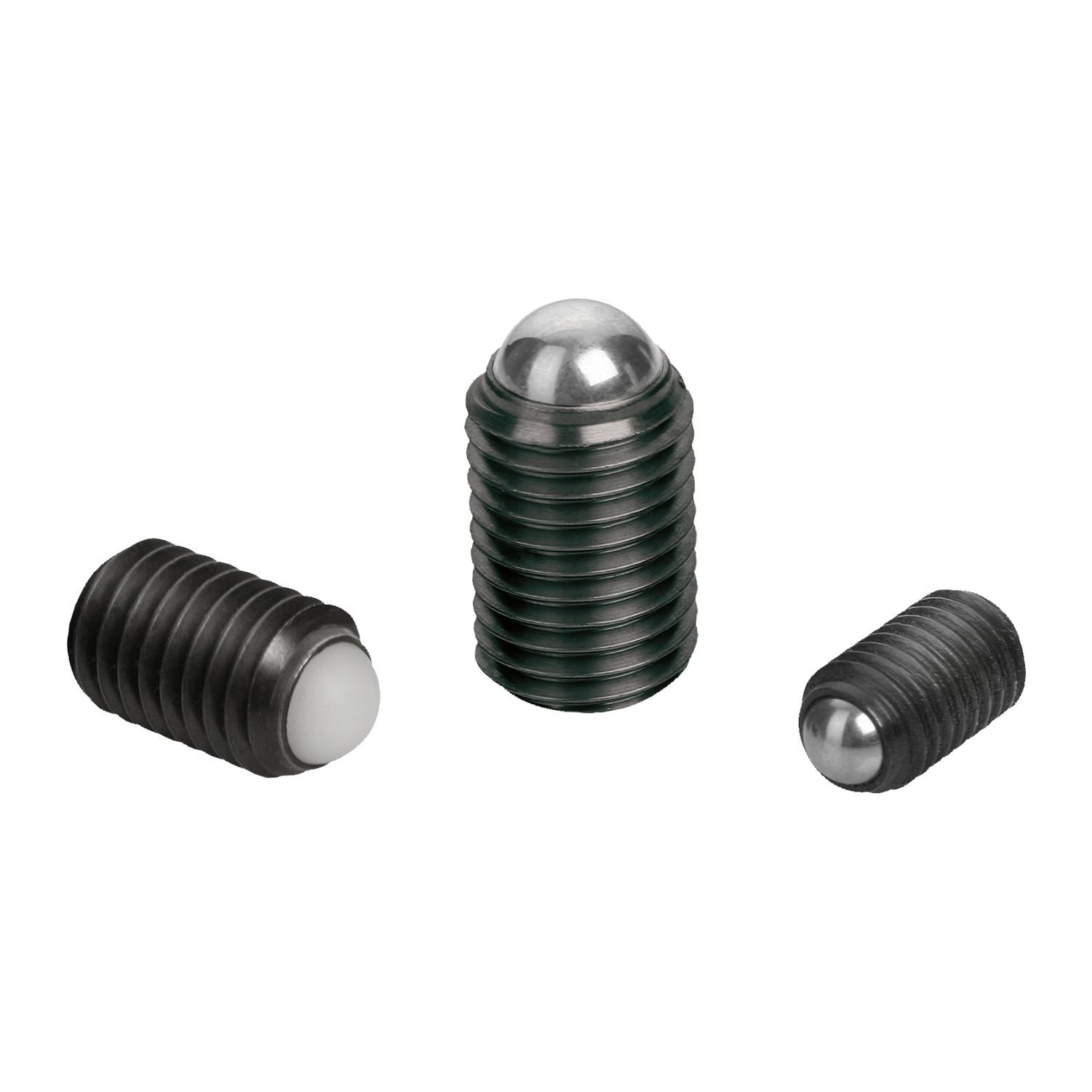 K0383 Ball-end thrust screws without head with full ball - Steel-Smith