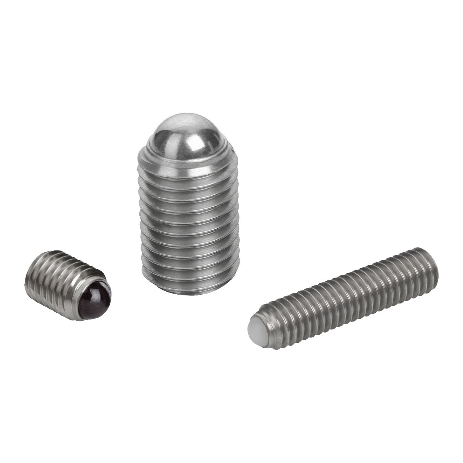 K0384 Ball-end thrust screws without head stainless steel with full ...