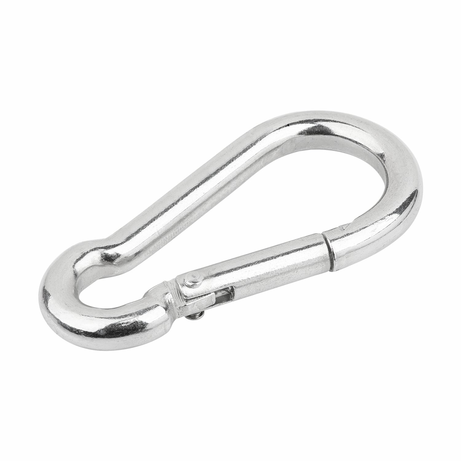 K2324 Carabiner clip DIN 5299, steel Form C - Steel-Smith